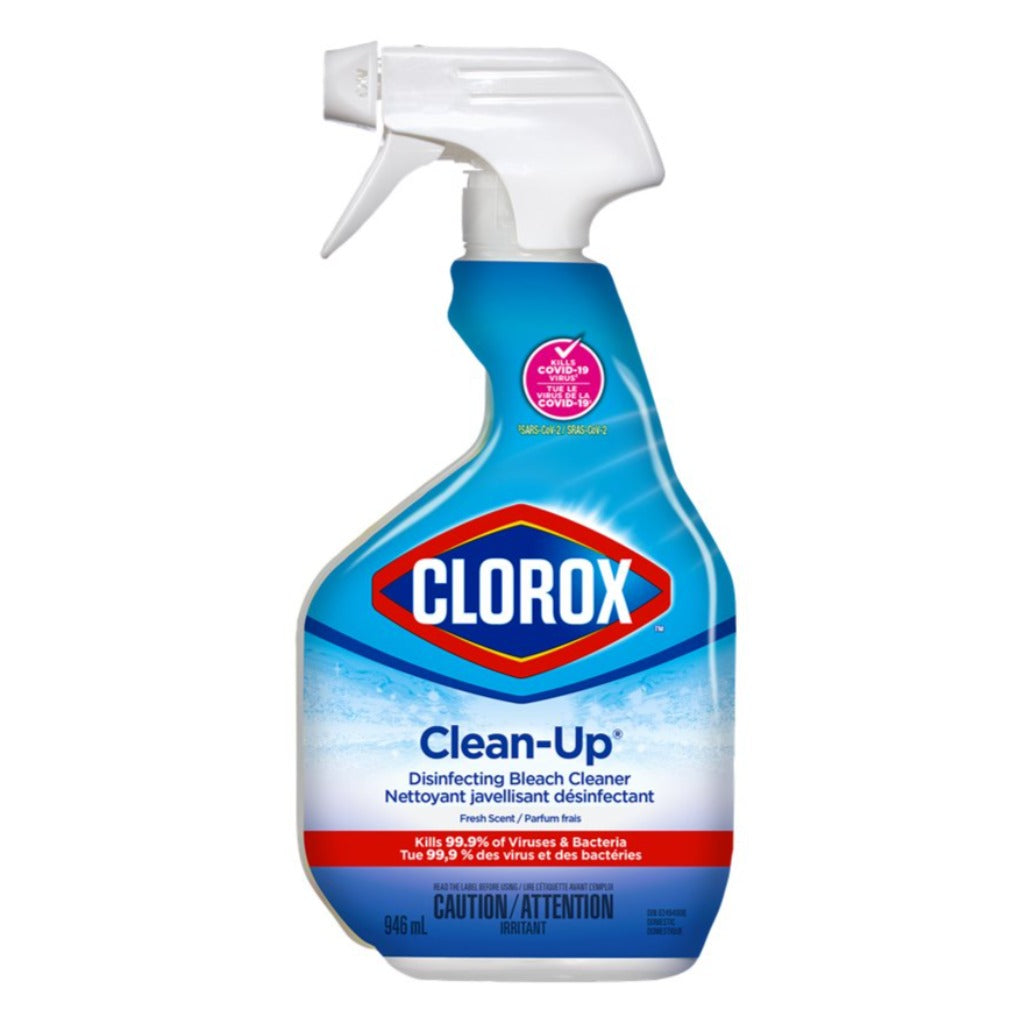 بخاخ معقم ومبيض للأسطح clorox clean-up برائحة منعشة (946 مل) | عجيب