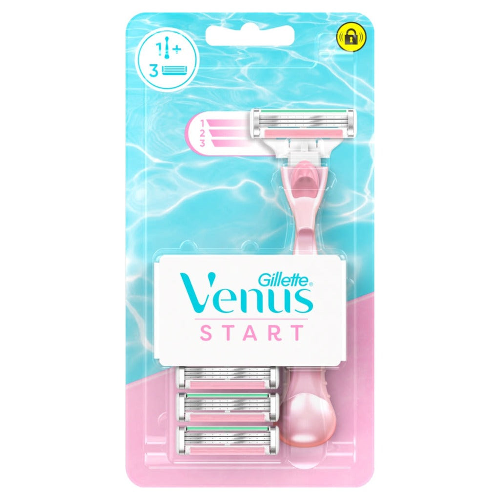 شفرة حلاقة نسائية Gillette Venus Start ( 3 شفرات استبدال)– عجيب
